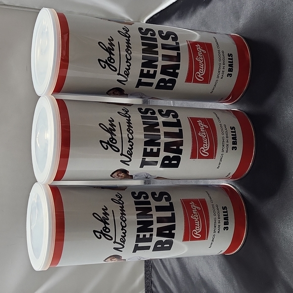 Rawlings | Other | Vintage Lot Of 3 Rawlings John Newcombe Tennis Balls ...